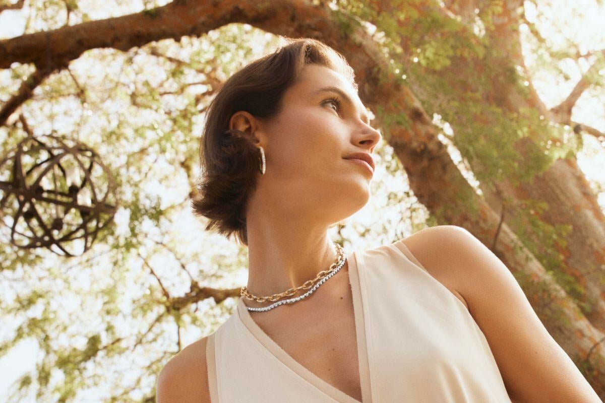 How To Style a Chain Link Necklace